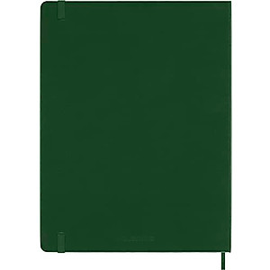 Moleskine Notebook, Extra Large, Ruled, Myrtle Green, Hard Cover (7.5 x 9.75)