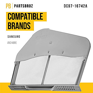 PartsBroz Dv45h7000ew/a2 Dv45h7000gw/a2 Dv40j3000gw/a2 Samsung Dryer Lint Trap Screen Filter Replacement