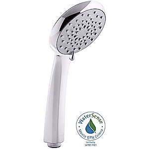 KOHLER Awaken B90 Multifunction Hand Held Shower Head, Polished Chrome, K-72420-CP