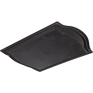 Carlisle FoodService Products 1217BT03 Bistro Plastic Café Tray, 12" X 17", Black