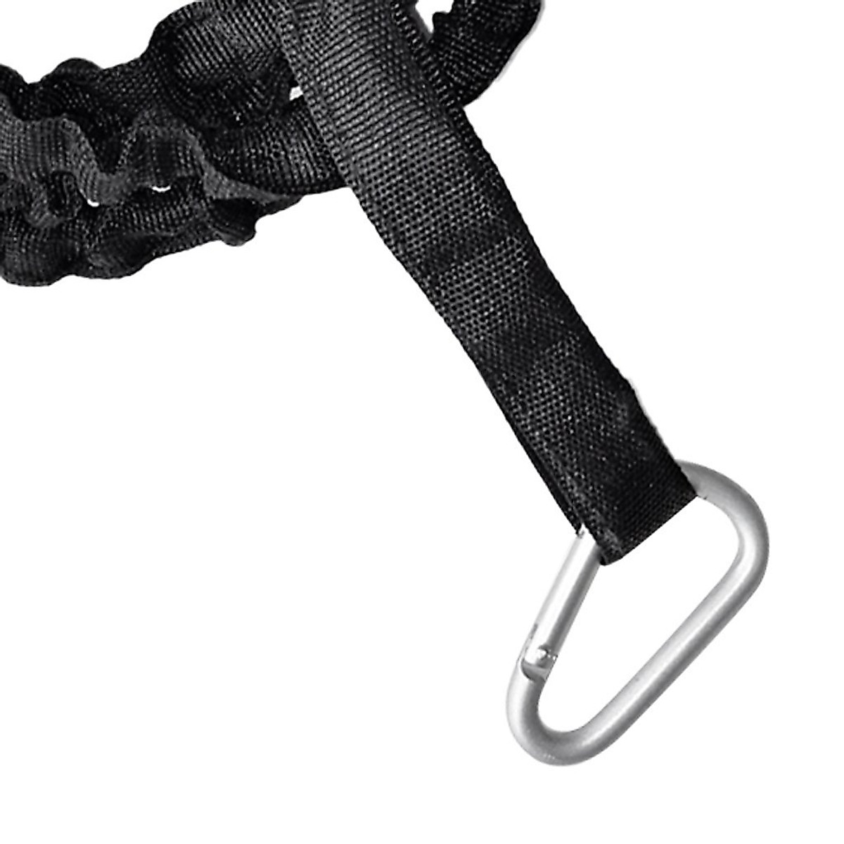 EBTOYS 2pcs Paddle Leash Kayak Canoe Fishing Rod Coil Holder Accessory Leash 61inch - Black