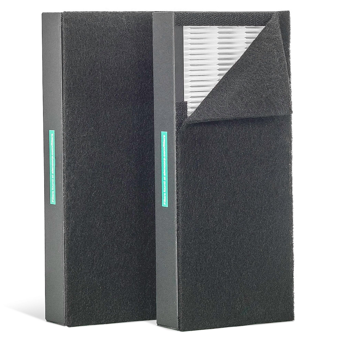 Alen Air Filter TF30-Fresh + Carbon Replacement HEPA Filter for T100 & T300 Air Purifiers-Captures Allergens, Dust, & Mold + Odors & Smoke (2 Filters)