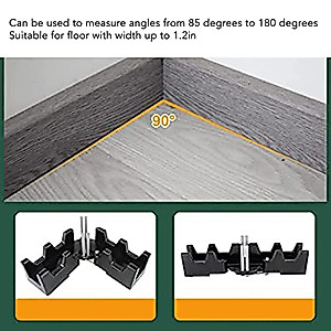 Wobythan 2 in 1 Mitre Measuring Cutting Tool Measuring and Sawing Mitre Angles Cutting Tool Precise Miter Saw Protractor 85-180° Bevels Cutting Tool Miter Gauge Woodworking Tool
