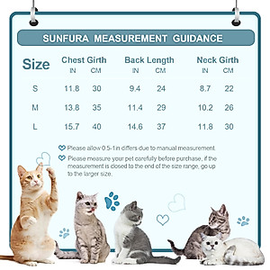 SUNFURA Cat Recovery Suit, Cat Surgery Recovery Suit Female Kitten Onesie for Cats After Surgery, Cat Neuter Recovery Suit Anti Licking, E-Collar Alternative Cat Surgical Recovery Suit, Pink M