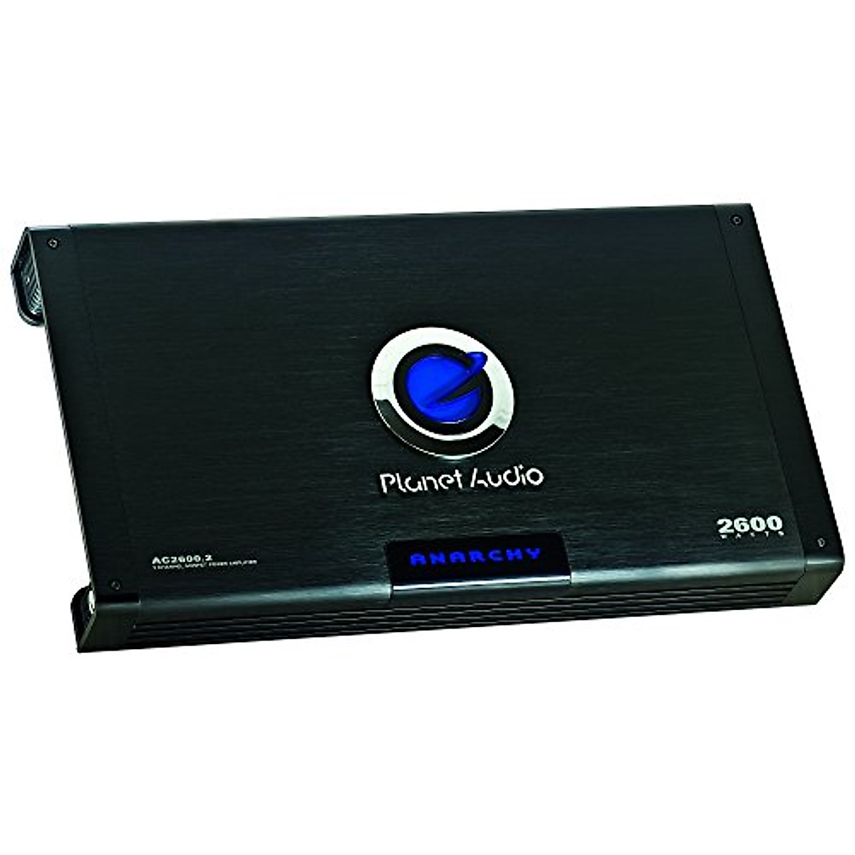 Planet Audio AC2600.2 Anarchy Series Car Audio Amplifier - 2600 High Output, 2 Channel, Class A/B, High/Low Level Inputs, High/Low Pass Crossover, Full Range, Hook Up To Stereo and Subwoofer