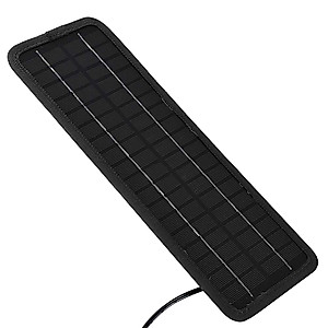 Solar Panel Power Battery Charger, 12V 4.5W, Portable Solar Trickle Charger, Emergency Charging Charger, for Car Battery Laptop Tablets Outdoors
