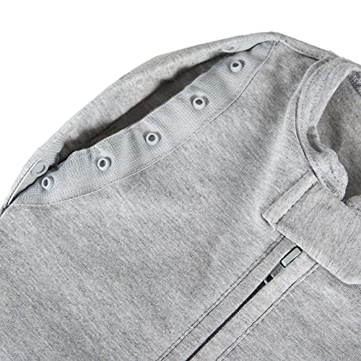 Woombie Convertible Baby Swaddling Blanket I Swaddle Converts to Arms-Free Wearable Blanket for Babies Up to 6 Months, Grey, 14-19 lbs