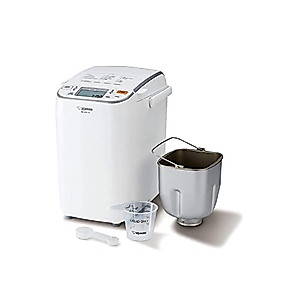 Zojirushi Home Bakery Maestro Breadmaker Bundle with Gluten-Free Book, Oven Mitt and Spoon-Set (4 Items)