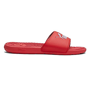 PUMA Cool Cat Campus Slides in Quarry Grey, Size 10 High-risk Red-quarry