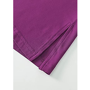 Latuza Women's Viscose Tank Top Shorts Lounge Set XL Eggplant Boysenberry