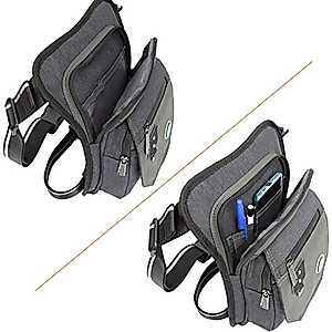 Thigh Bag, Larswon Leg Pouch Bag Thigh Pack Bag Tactical Waist Bag Motorcycle Bag (Dark Gray)