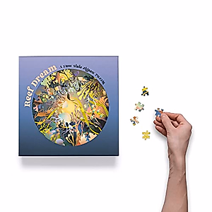Reef Dream: A Flow State Circular Jigsaw Puzzle