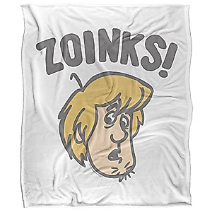 Scooby Doo! Blanket, 50"x60" The Shaggy Rogers Silky Touch Sherpa Back Super Soft Throw Blanket