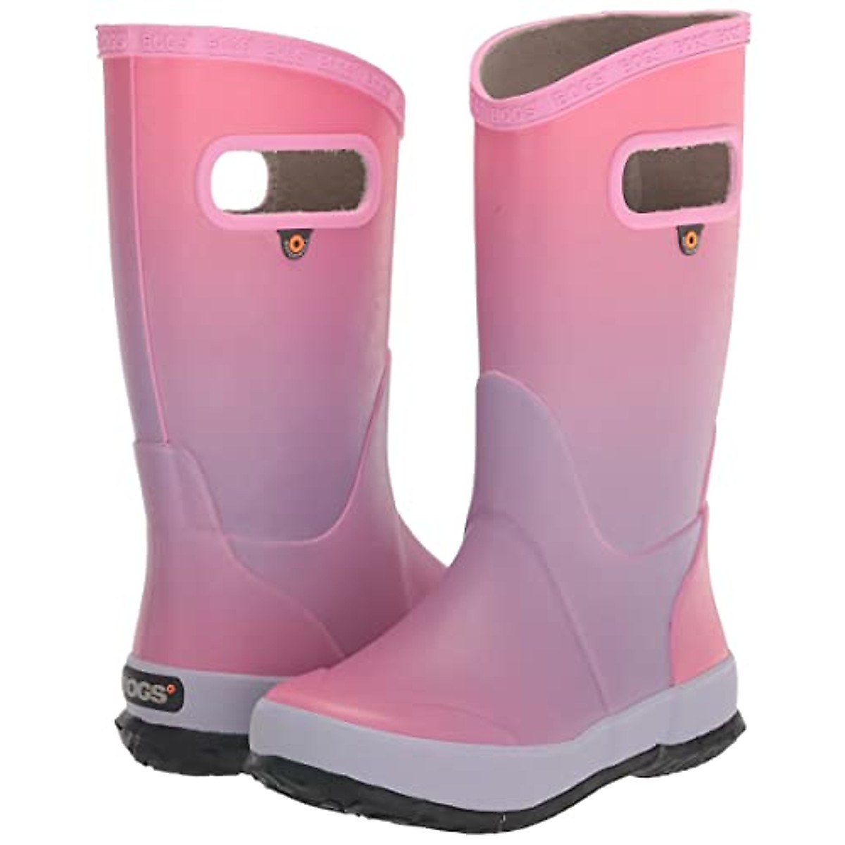 BOGS Girl's Rain Boots Ombre (Toddler/Little Kid/Big Kid) Pink Multi 5 Big Kid M