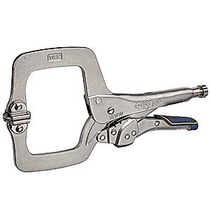 IRWIN VISE-GRIP Welding Pliers, Fast Release, C-Clamp with Swivel Pads, 11-Inch (IRHT82586)
