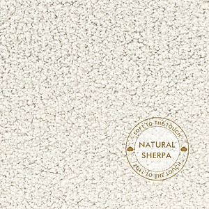 PINPLUS Folding Storage Ottoman Bench, White Upholstered Sherpa Ottoman Storage Bench, Large Storage Chest Footrest with Lids, Entryway Bench for Living Room, 31.5'' x 15.7'' x 15.7''