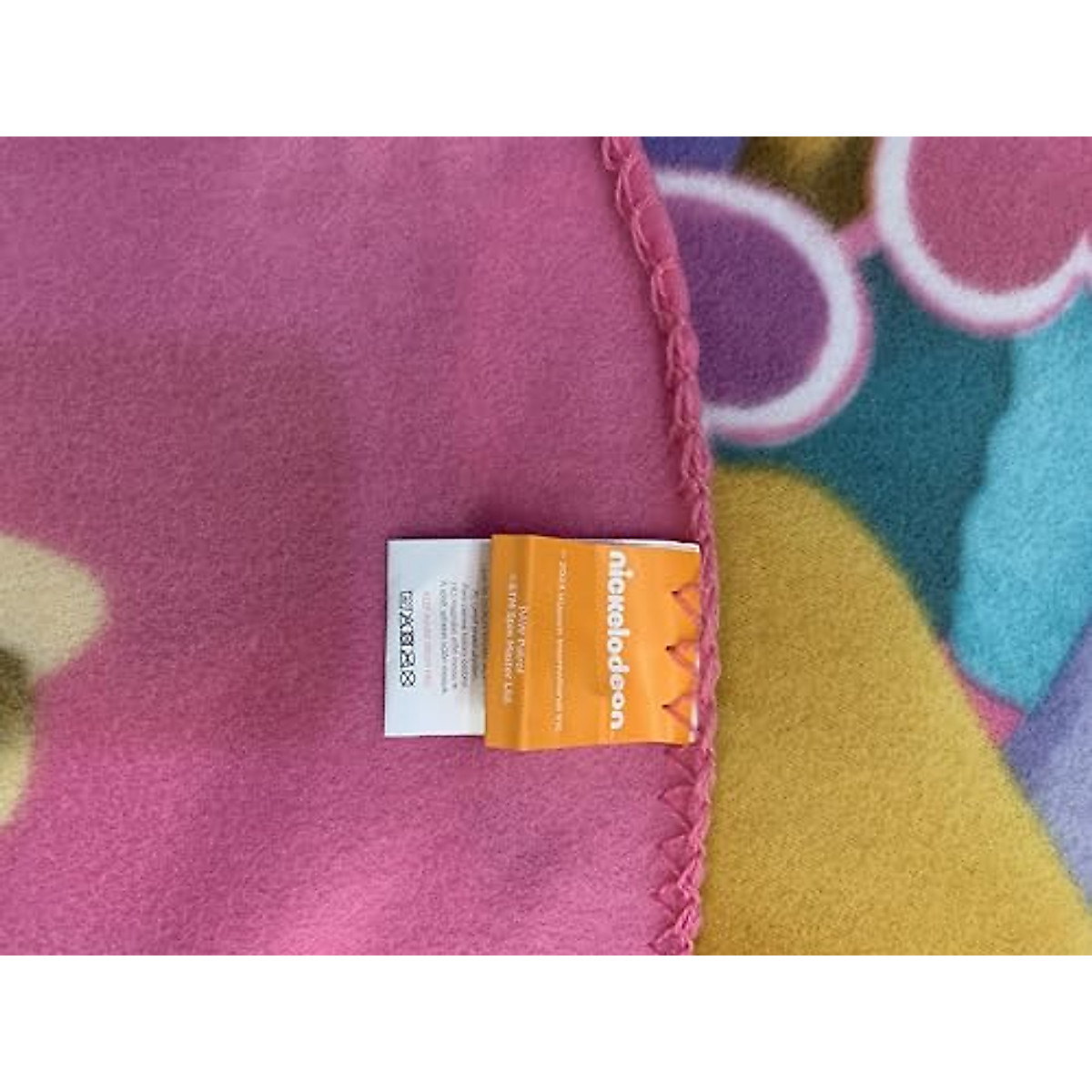 Paw Patrol Skye PP with Stars Pink Throw Blanket