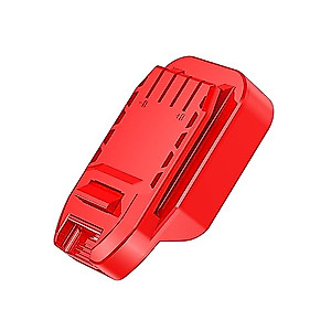 1x Adapter for Craftsman V20 NeW 20v Cordless Tools Works On DeWalt 20V MAX Lithium Batteries- Adapter Only, Red