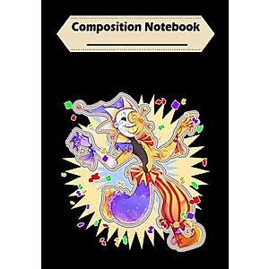 Composition Notebook: Fnaf Security Breach Sun And Moon Classic, Journal 6 x 9, 100 Page Blank Lined Paperback Journal/Notebook