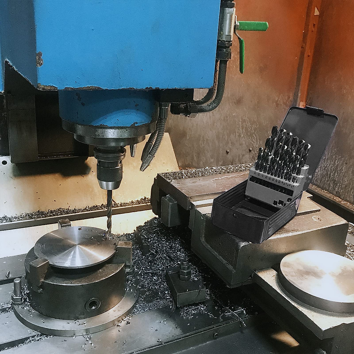 YOUGFIN Carbide Drill Bits - 29 Pieces High Speed Steel Drill Bit Set Twist Jobber Length for Hardened Metal, Stainless Steel, Cast Iron and Wood Plastic with Indexed Storage Case, 1/16 Inch-1/2 Inch