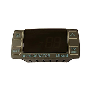 New Dixell Model: XR03CX-4N0F1 Digital Temperature Control Panel Thermostat with 2 Temperature Sensor Probes Included 120v / Technician Ready by Xiltek… Gray