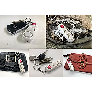 (3-Pack) The SafeAlarm Personal Self-Defense Safety Alarm Keychain |Loud 120DB Dual Alarm Siren Heard up to 600 ft/185 Meters Away | Emergency Safety Alarm for Women, Men, Children, Elderly