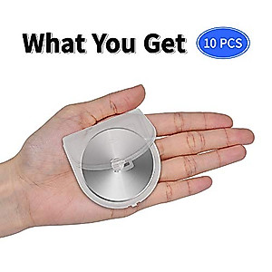 60MM Rotary Cutter Blades, Sopito 10PCS Premium Spare Replacement Cutting Blades with Sharpness, Great for Heavy Duty Use, Quilting, Patchwork, Crafts and Sewing