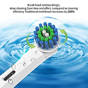 Keweilian Best Replacement Toothbrush Heads for Oral-B,Compatible with Oral-B Braun Electric Toothbrush, 8 Count