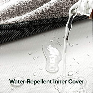 ZINUS Ultra Plush Green Tea Memory Foam Pillow Pet Bed / Waterproof Machine Washable Cover, Extra Large