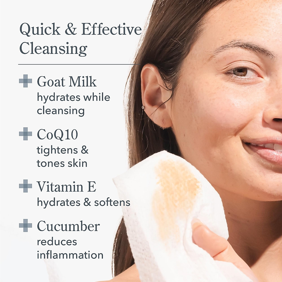 Beekman 1802 Face & Body Wipes, Honey & Orange Blossom - Scented - 30 Count - Cleanses - With Goat Milk, Aloe & Vitamin E - Alcohol Free, Biodegradable - Good for Sensitive Skin - Cruelty Free