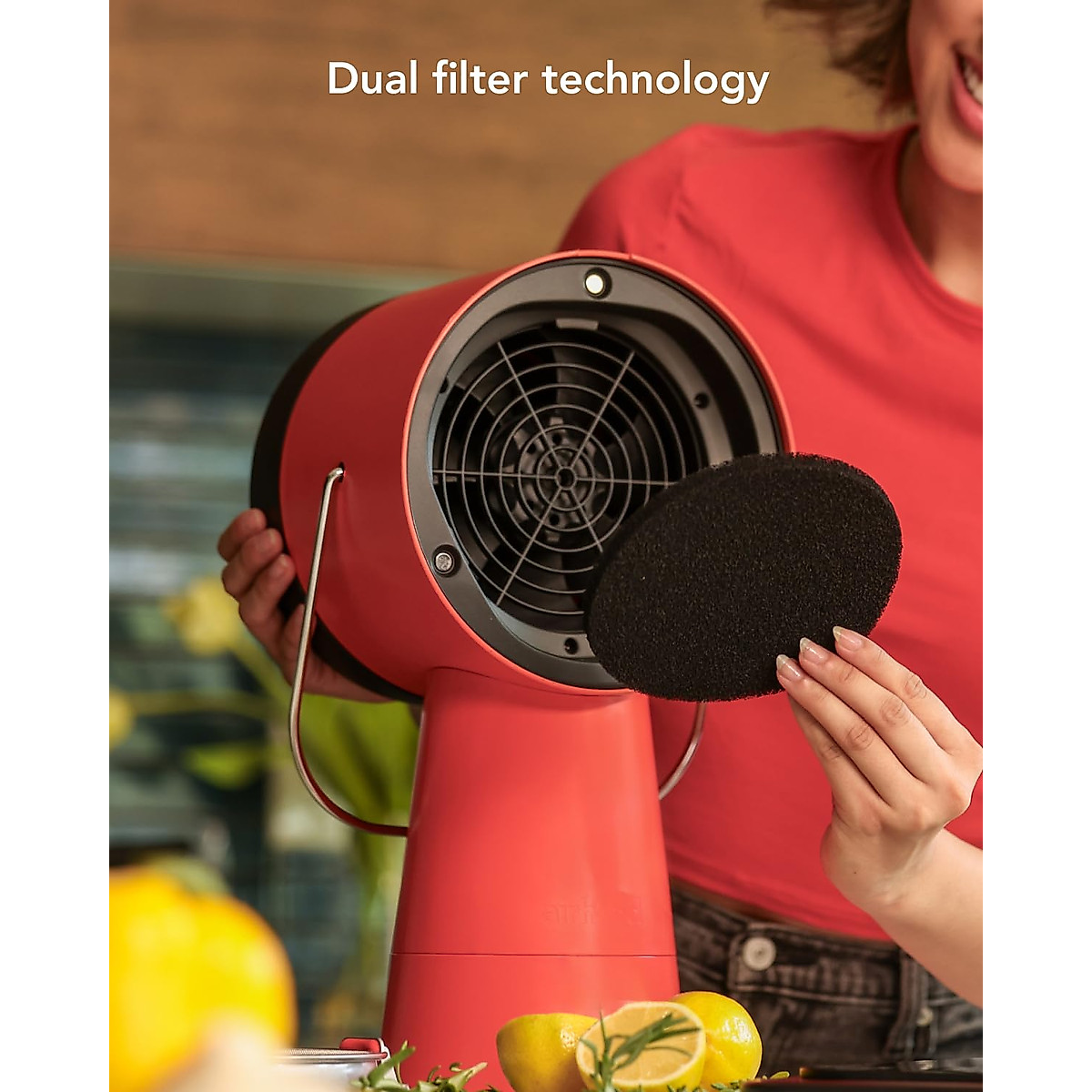 AirHood Portable Range Hood 2 | Corded & Cordless Design (Battery Purchased Separately) | Enhanced Airflow & LED Touch Panel – Perfect for Indoor Cooktops & RV Vents - Midnight Black