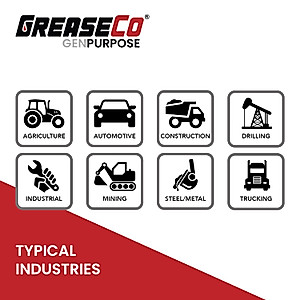General Purpose Lithium Grease Pail | Tractor | Trailer Axle | Farm Jack | Winch | Motorcycle | Mower | Precast Concrete | Bearing | Garage Door | RV ATV | Amber | 35 LB Bucket | NLGI 2 | GenPurpose