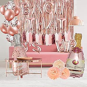 Bachelorette Party Decorations - Bach That Balloons Banner Sign Brunch Bridal Shower for Rose Gold Nash Bachelorette Party Supplies