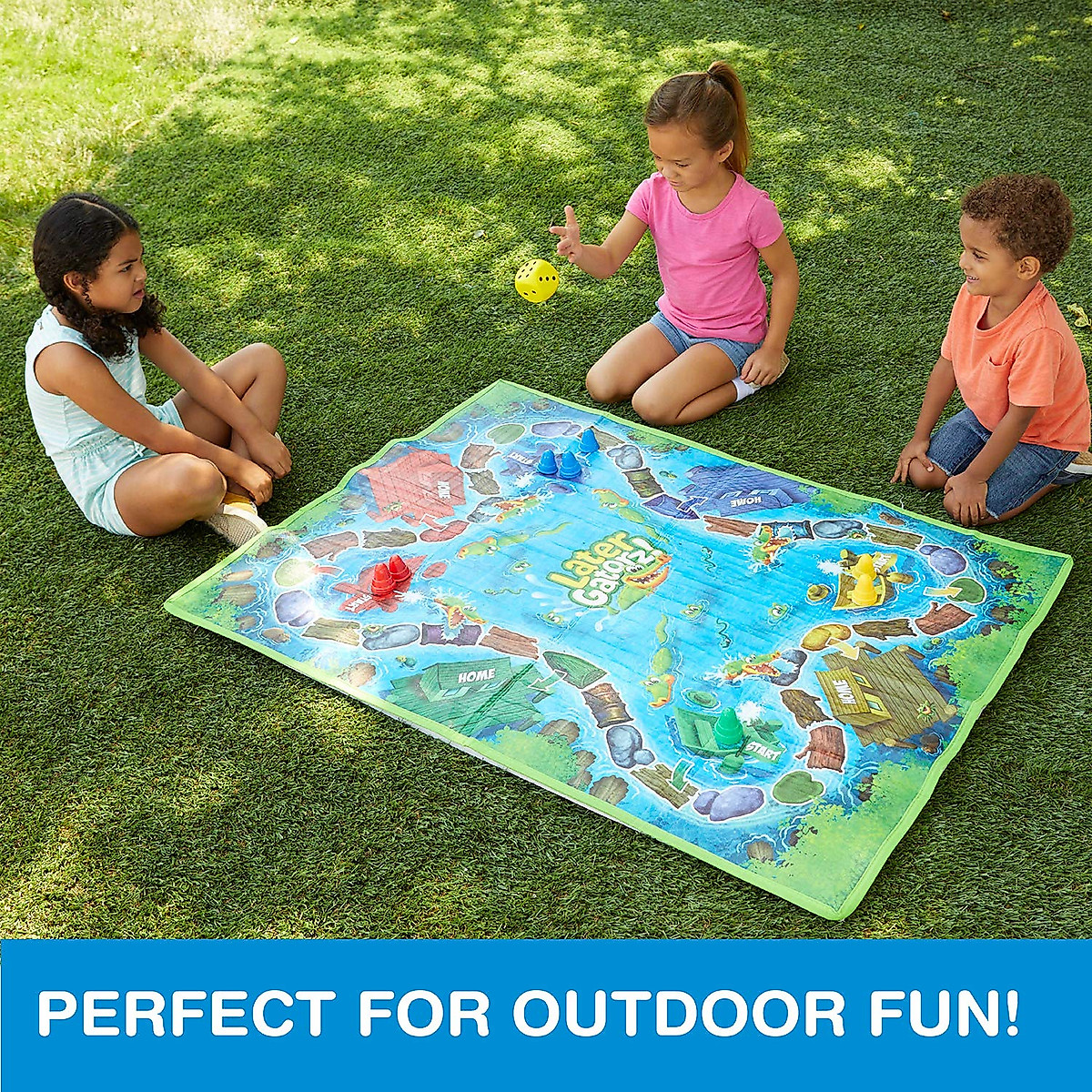 Game Zone 2-in-1 Mega Mat Interactive Children's Multiplayer Game for Children Ages 5 and Above