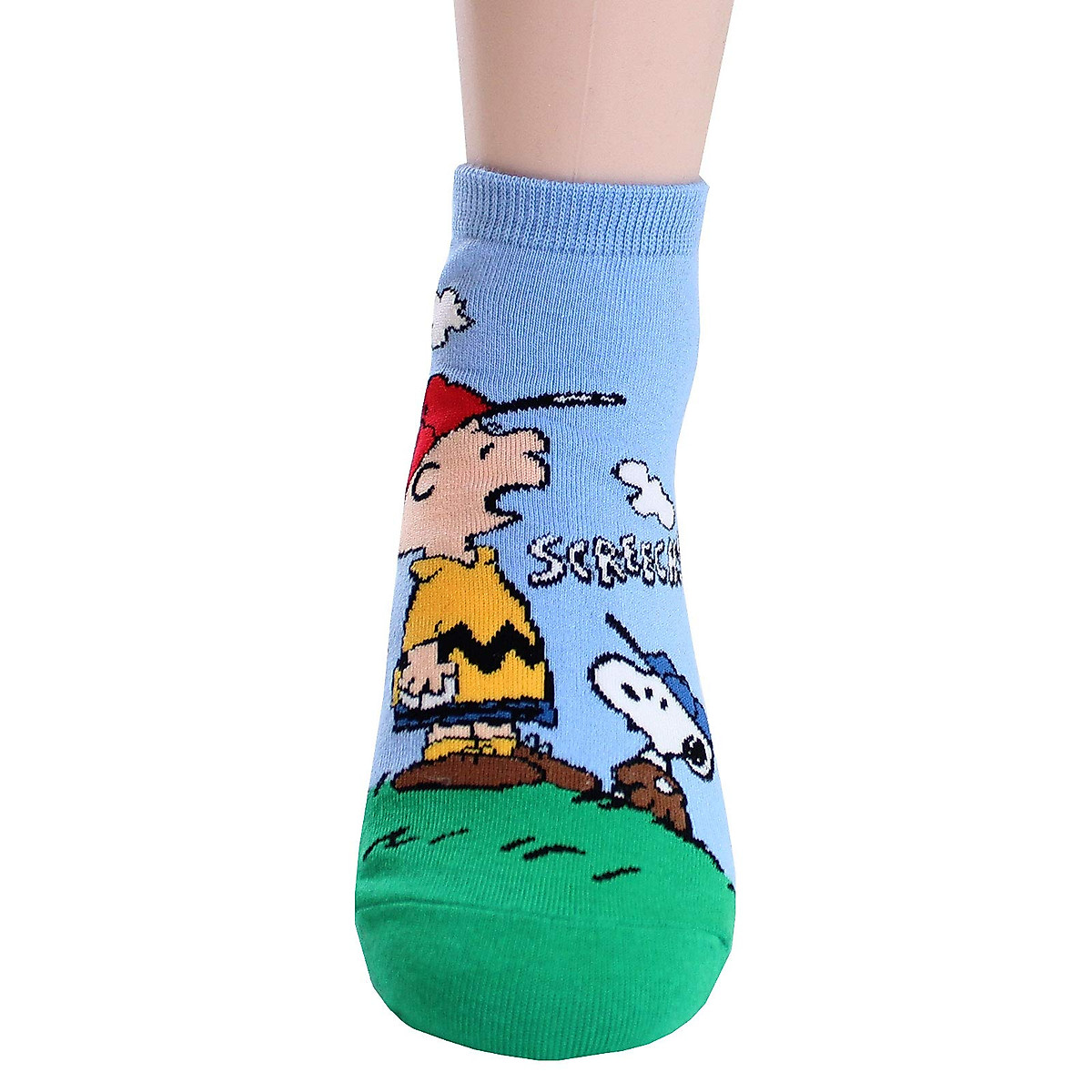 Birsppy evei The Peanuts Snoopy Cartoon Movie Series Women's Original Socks (snoopy09_5pairs)
