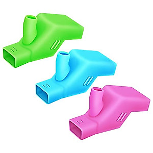 YEAJOIN 6PCS Silicone Faucet Water Tap Extender Spout Hand Washing Water Faucet Sink Extender for Kids Baby Children Toddler