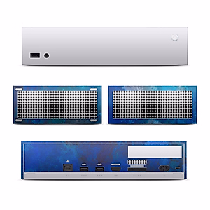 Head Case Designs Officially Licensed LebensArt Blue Malachite Art Mix Matte Vinyl Sticker Gaming Skin Case Cover Compatible with Xbox Series S Console