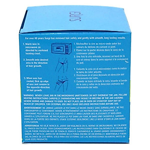 Surgi Wax Brazilian Hard Wax Kit For Private Parts 4 Ounce (118ml) (6 Pack)