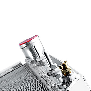 Ford F100 Radiator, Aluminum Radiator for 1957 1958 1959 1960 Ford F100 Pickup with Chevy V8 Config, 4 Row Radiator