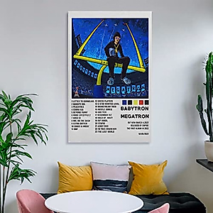 Fotuven Music Megatron Poster R-timer Babytron Poster Decorative Painting Canvas Wall Art Living Room Posters Bedroom Painting 12x18inch(30x45cm)