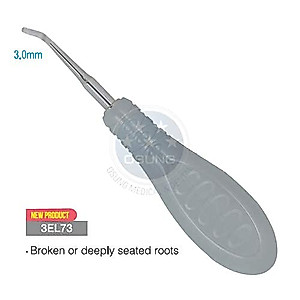Osung Dental Elevator With Plastic handle, E 73. 3.0mm tip - 3EL73
