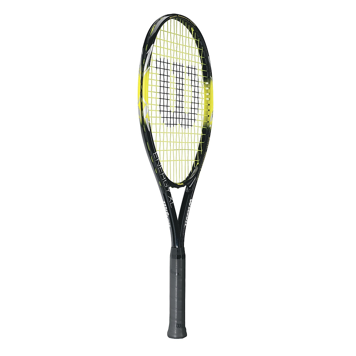 Wilson Energy XL Adult Recreational Tennis Racket - Grip Size 3 - 4 3/8", Yellow/Black