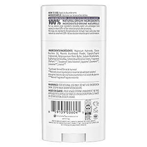 Schmidt's Aluminum-Free Vegan Deodorant Lavender & Sage with 24 Hour Odor Protection, 2 Count for Women and Men, Natural Ingredients, Cruelty-Free, 2.65 oz
