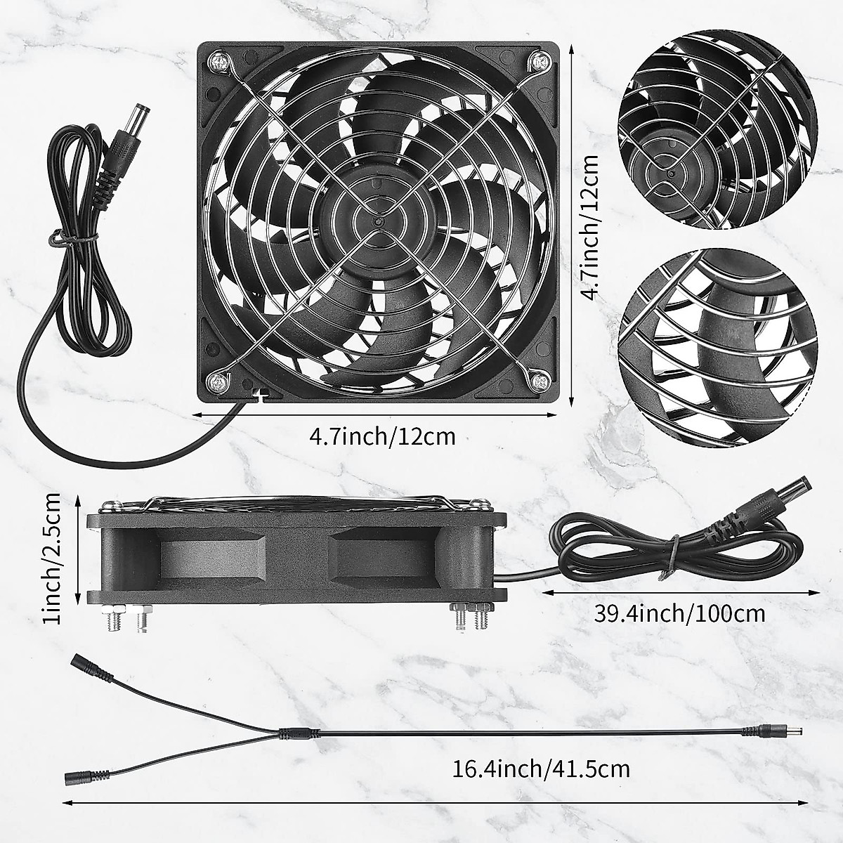 10w 12v Solar Panel Dual Fans Kit Waterproof Outdoor Solar Powered Exhaust Ventilation Fan Dual USB Portable Solar Attic Fan for Chicken Coop Greenhouse Shed PET Houses Window (1 Set)