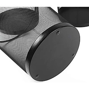 LAWEI 4 Pack Trash Can Mesh Round Open Top Wastebasket - 2.5 Gallon Recycling Bins Garbage Waste Baskets for Office Home