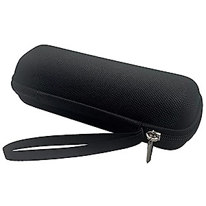 Solvacom Compact Zippered Sonos Roam Travel Case – Zip Up Carrier Storage Box Zipper Bag for Carrying Sonos Roam Portable Bluetooth Speaker (Black)