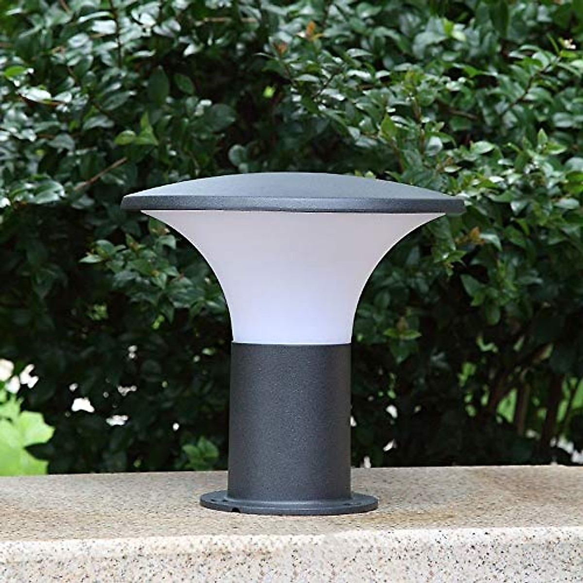 Lights Outdoor Creative Mushroom Outdoor Lawn Column Post Lights Exterior Waterproof Landscape Lighting Streetlights E27 Anti-Rust Aluminum Villa Courtyard Garden Rainproof Lantern Pole Lamp Stadium