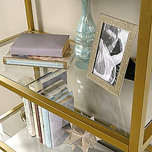 Sauder Harper Heights Bookcase with Doors, White Finish