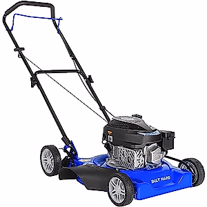 BILT HARD Gas Lawn Mower 20 inch, 2 in 1 170cc 4-Stroke OHV Engine Cordless Lawnmower, 8 Adjustable Cutting Heights Push Mowers for Lawn, Yard and Garden