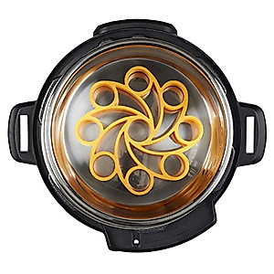 Instant Pot, Yellow Official Silicone Egg Rack, Compatible with 3-quart, 6-quart & 8-quart cookers